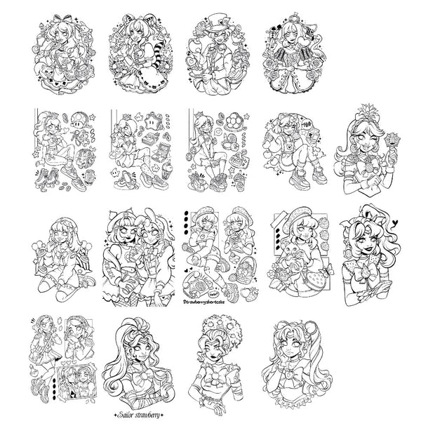 Coloring Book VL.9 \\ DIGITAL VERSION – mrsbutterd