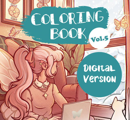 Coloring Book VL.5 \\ DIGITAL VERSION – mrsbutterd