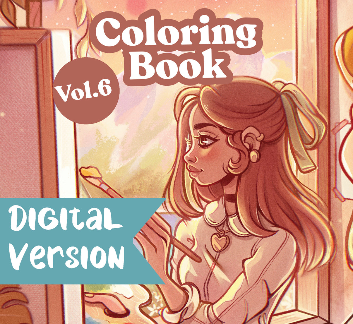 Coloring Book VL.6 \\ DIGITAL VERSION – mrsbutterd