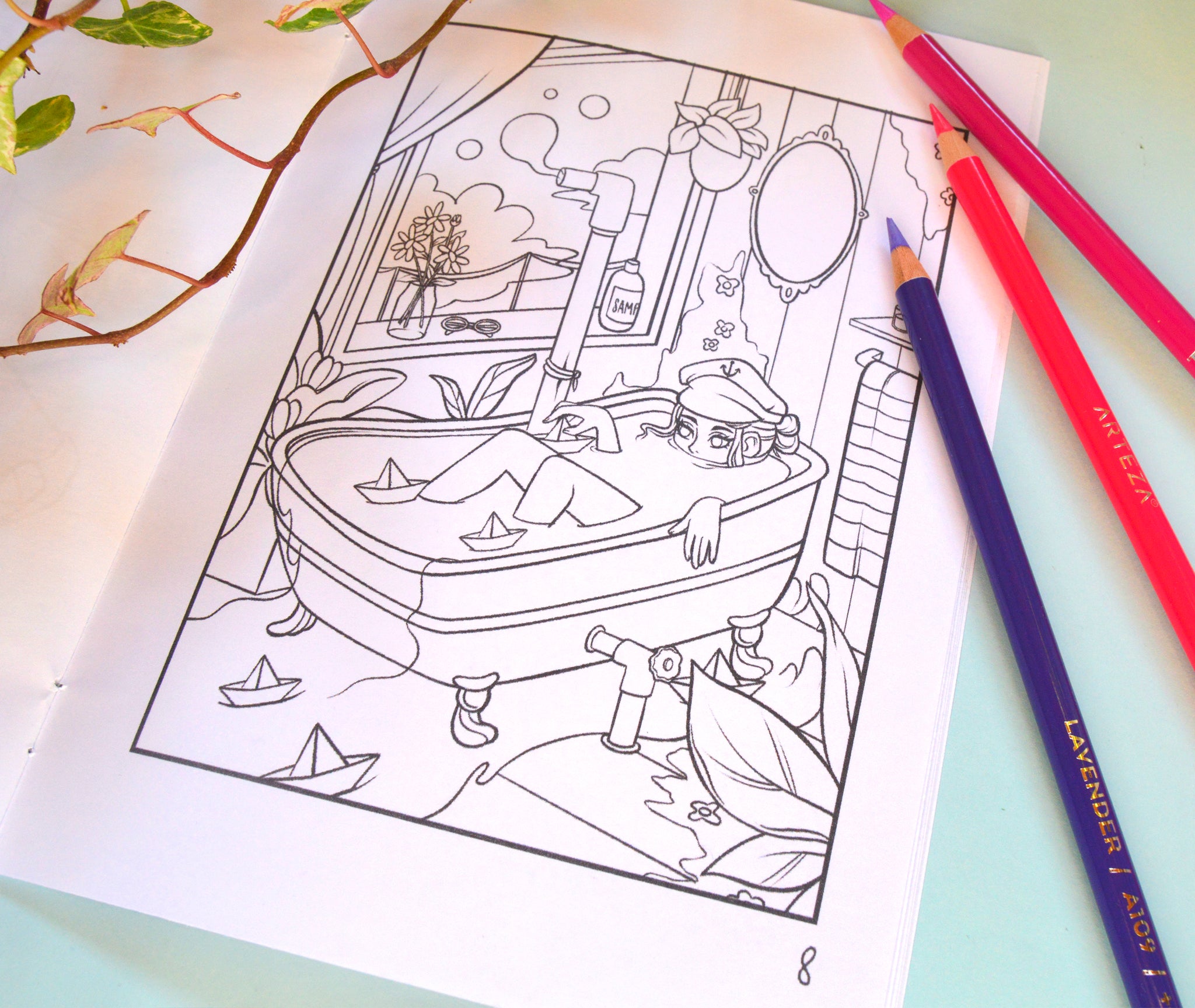 Coloring Book VL.1 \\ DIGITAL VERSION – mrsbutterd