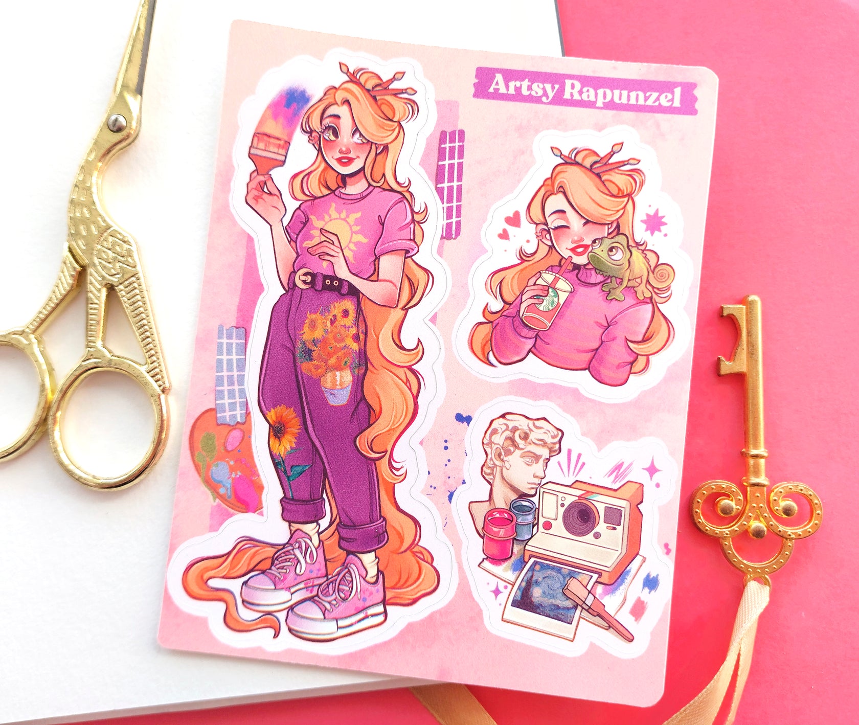 Aesthetic Princesses\\ Matte Vynil Sticker Sheet – mrsbutterd